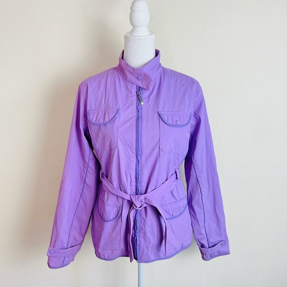 Urban Outfitters | Jackets & Coats | Y2k Vtg Lavender Purple Zip Up Tie ...